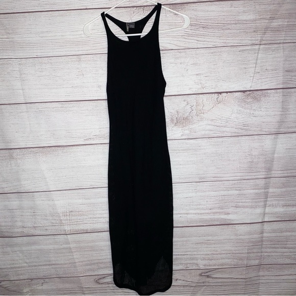 Sparkle & Fade | Dresses | Sparkle Fade Black Ribbed Maxi Dress Razor ...